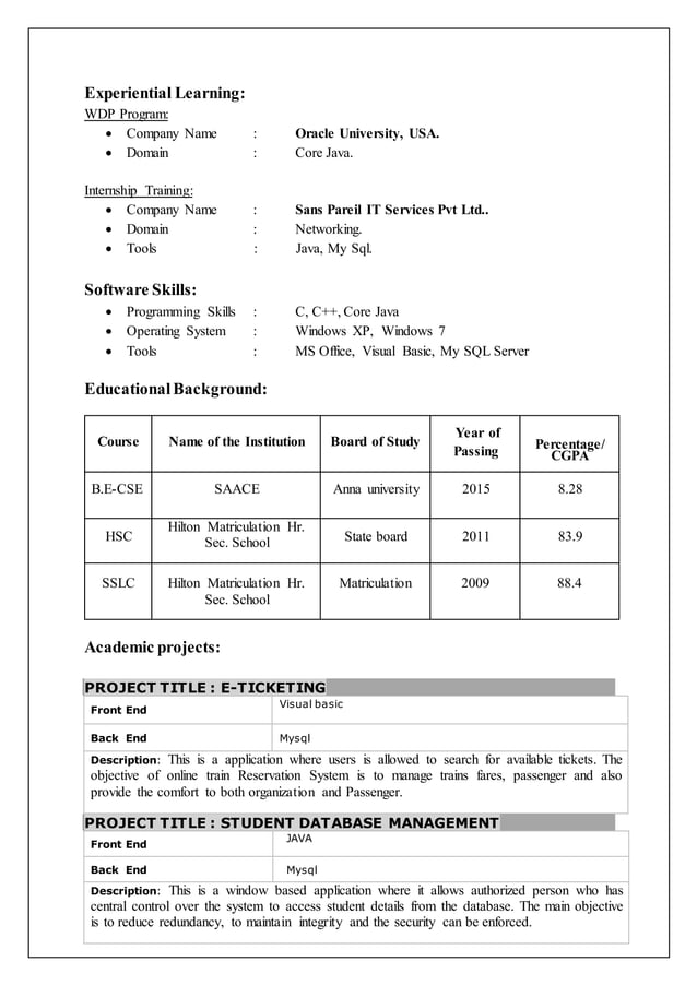 Manjula_Resume. | DOCX | Databases | Computer Software and Applications