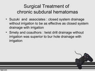 037 Pathophysiology of subdural hematoma | PPT | Blood Disorders | Diseases and Conditions