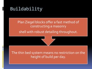 038 innovative construction-ziegel block | PPTX