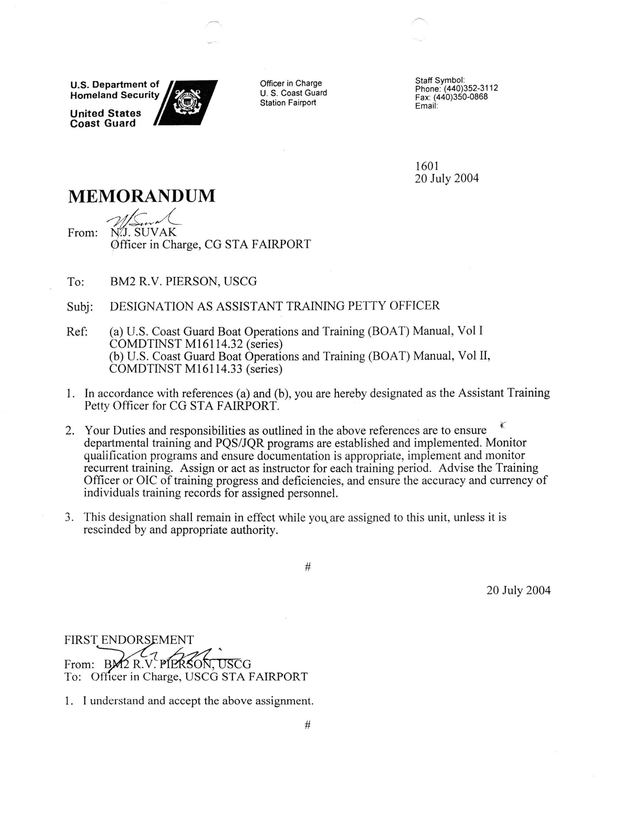 Designation Letters | PDF