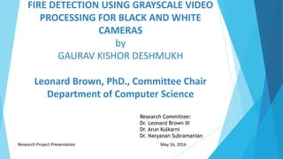 Research Project Presentation | PPTX | Operating Systems | Computer Software and Applications