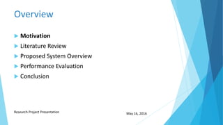 Research Project Presentation | PPTX