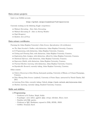 CV_Guillaume_Dreyer_May2015 | PDF