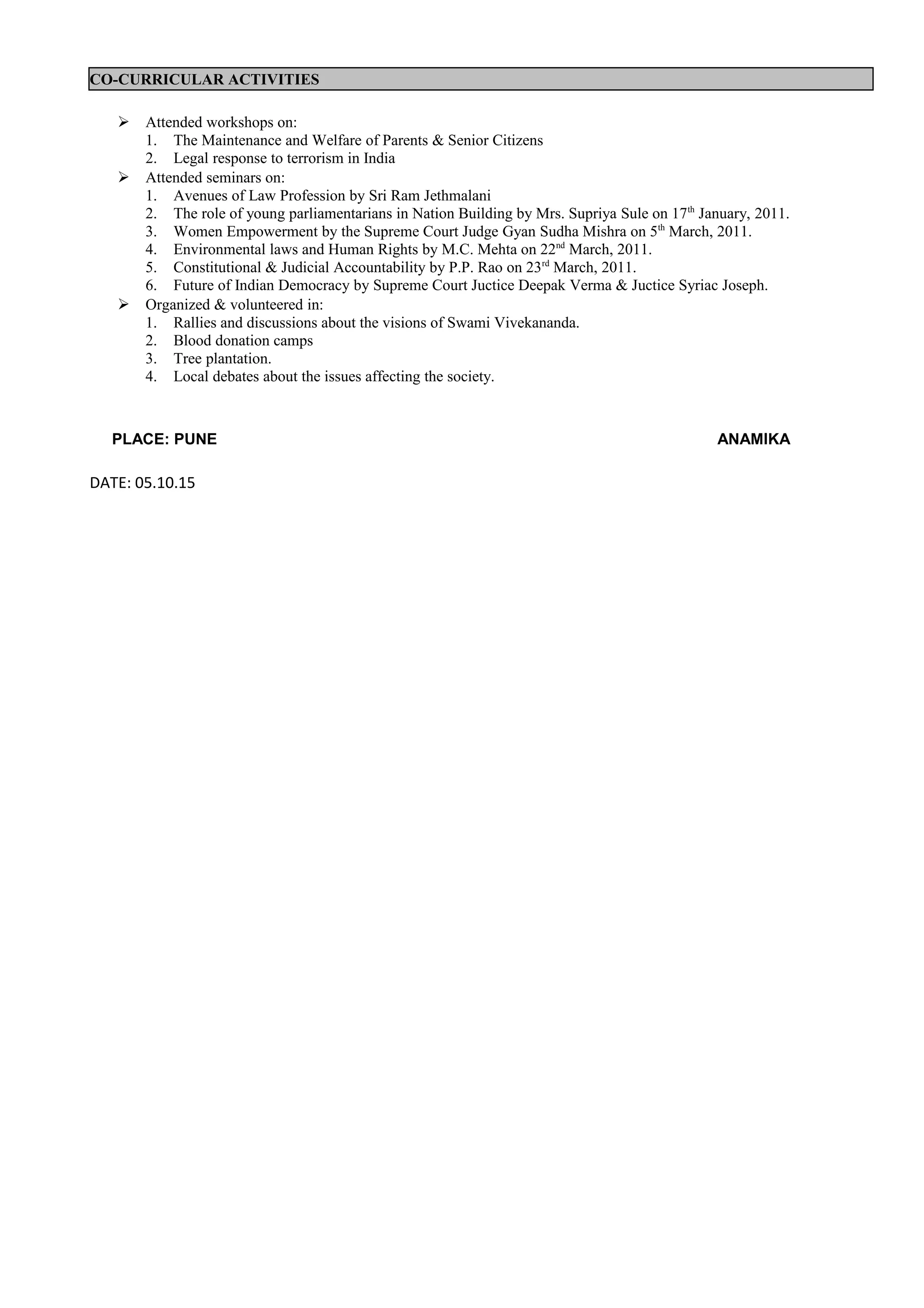 Anamika resume | PDF