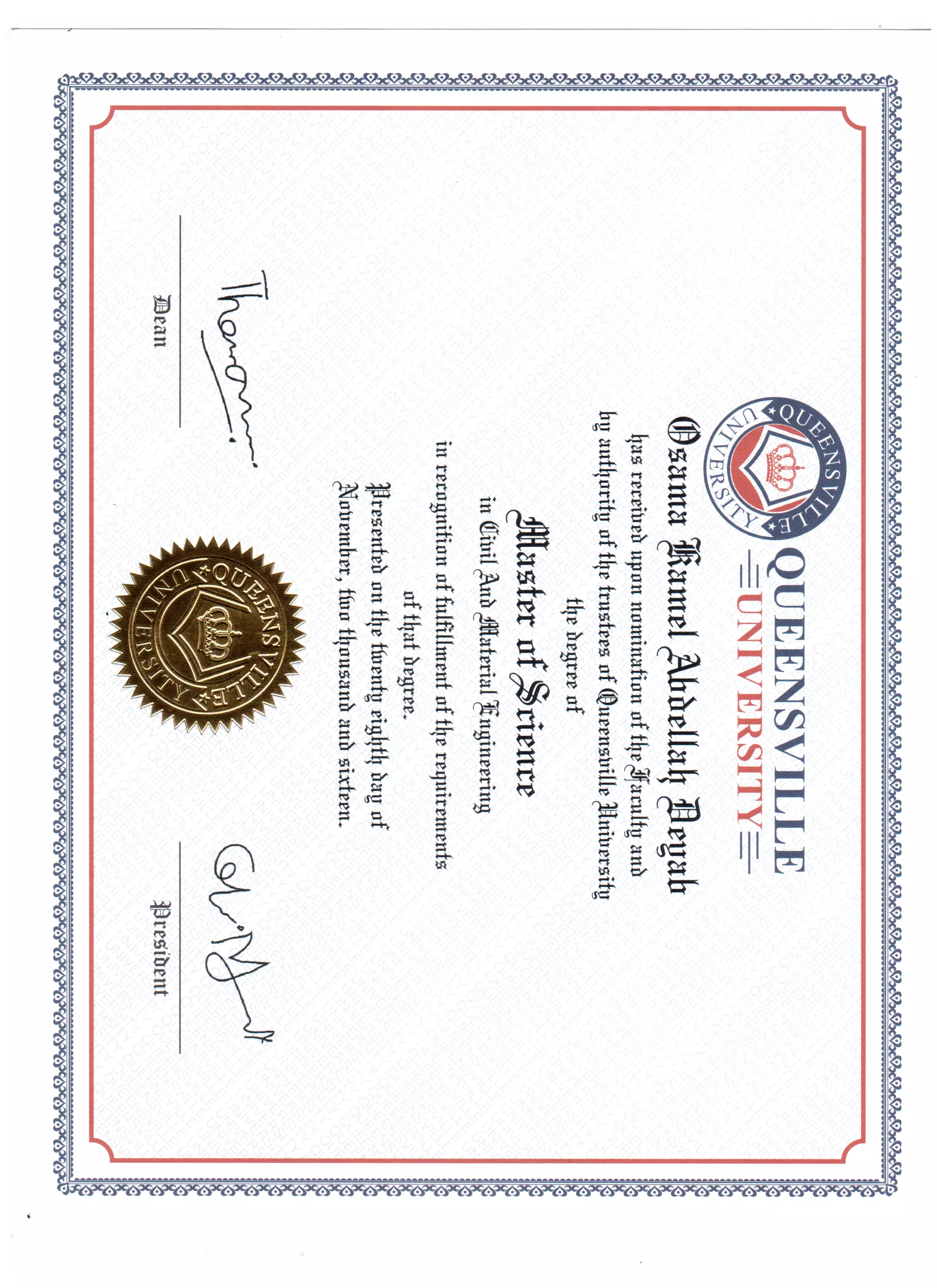 Master Certificate | PDF