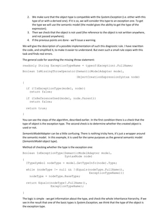 Introduction to Roslyn and its use in program development | PDF