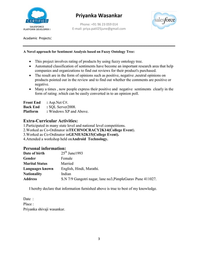 priyanka salesforce | PDF | Computer Software and Applications | Computing