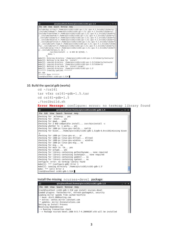 Project 2 how to install and compile os161 | PDF