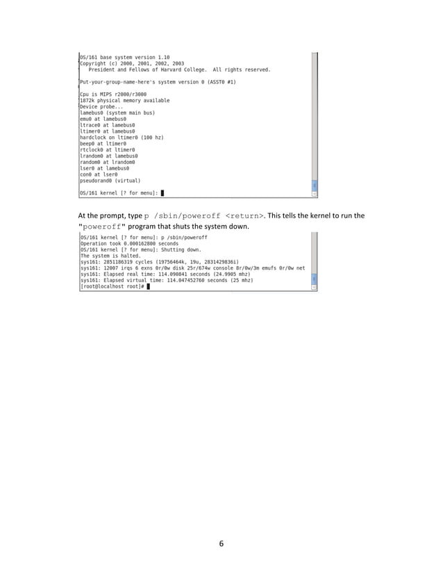 Project 2 how to install and compile os161 | PDF