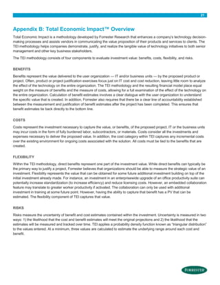 sage x3_forrester tei case study_feb 16 | PDF