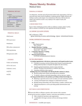 Mazen C.V. NEW! | PDF