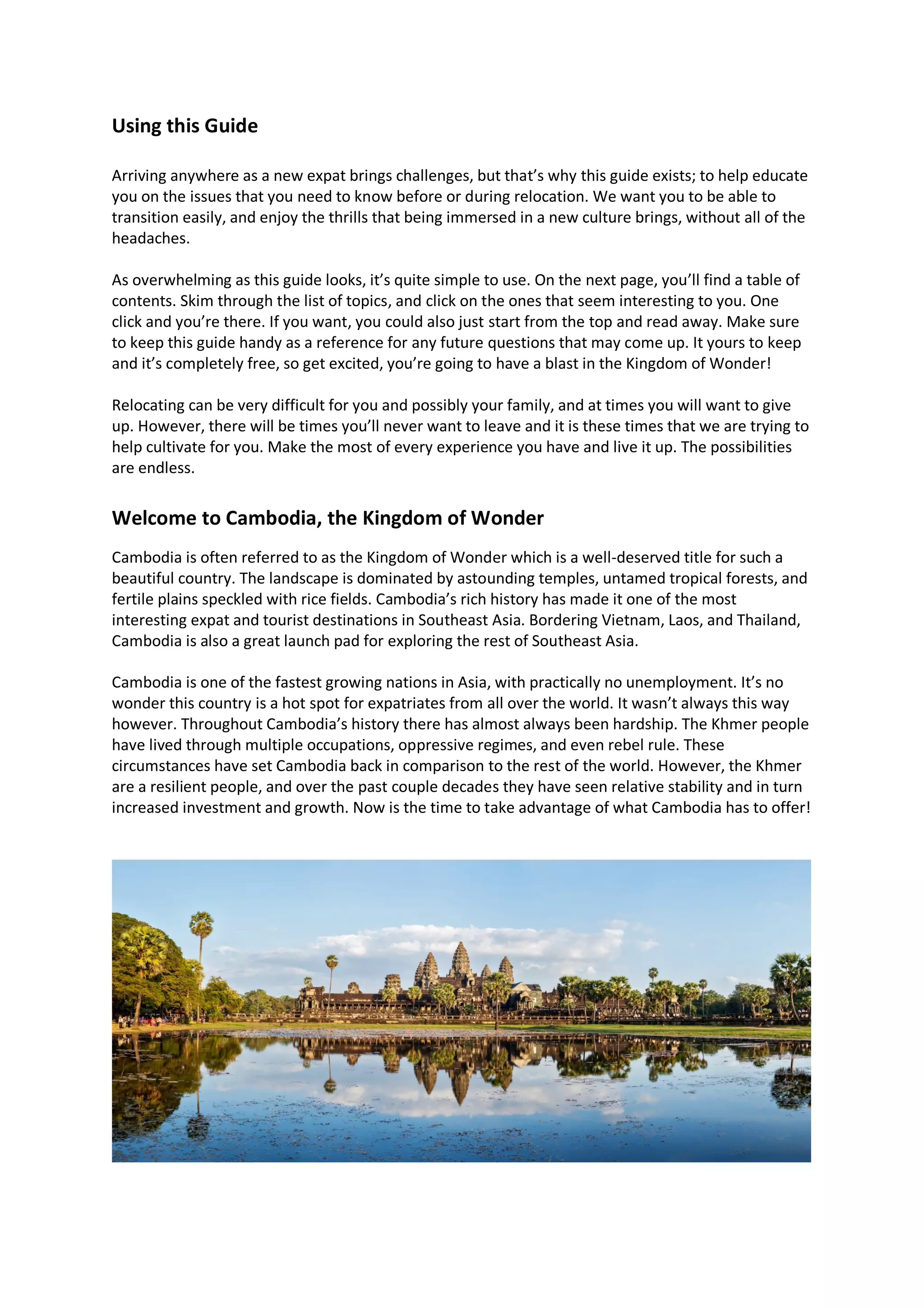 Expat Guide to Cambodia | PDF