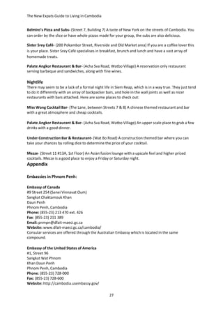 Expat Guide to Cambodia | PDF