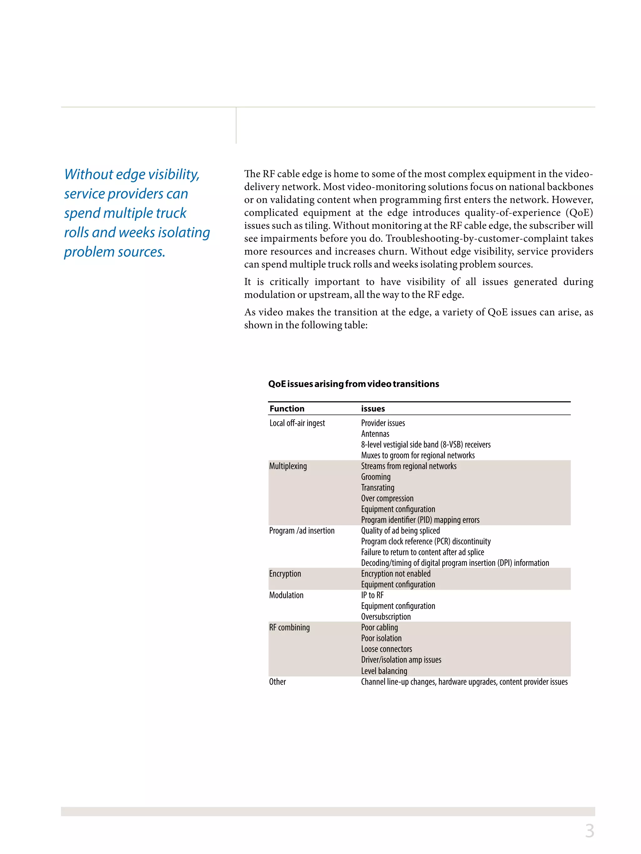 PathTrak™ Video Monitoring System for Cable TV | PDF