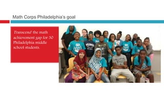 Math Corps Philadelphia | PPT