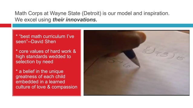 Math Corps Philadelphia | PPT