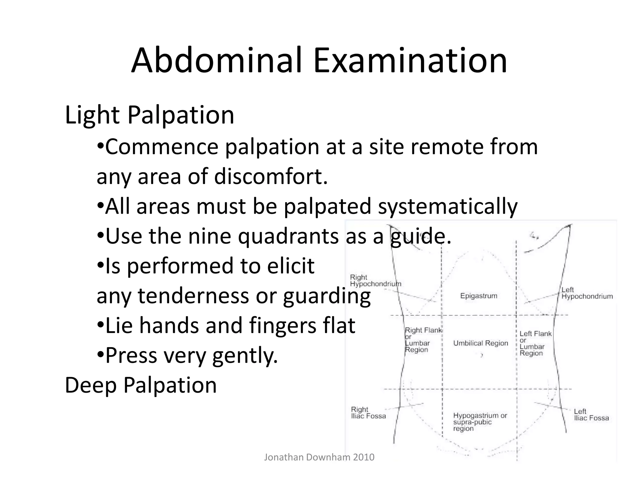 abdominal examination | PPTX