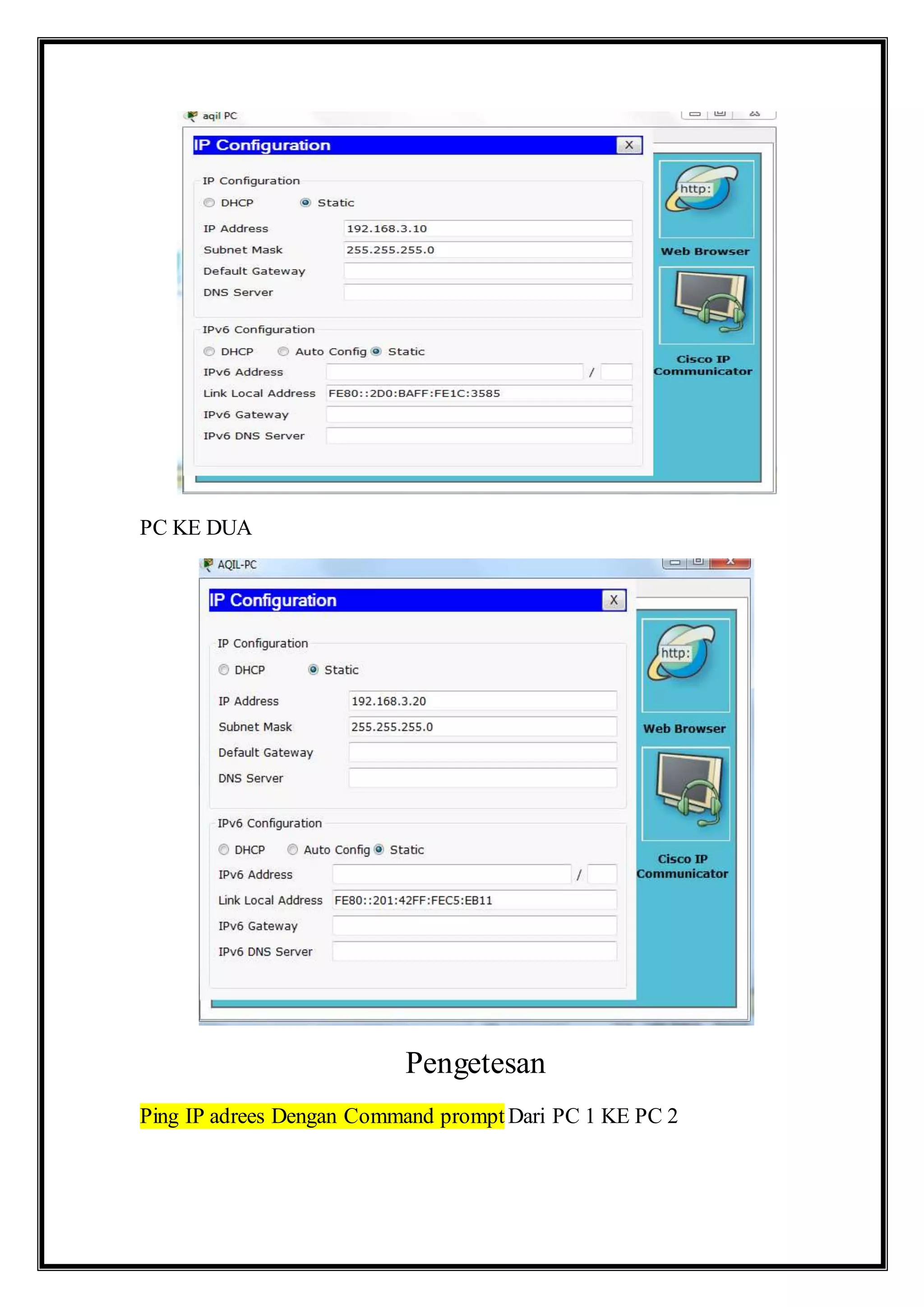 Membuat Simulasi Jaringan Dengan Cisco Packet Tracer | PDF