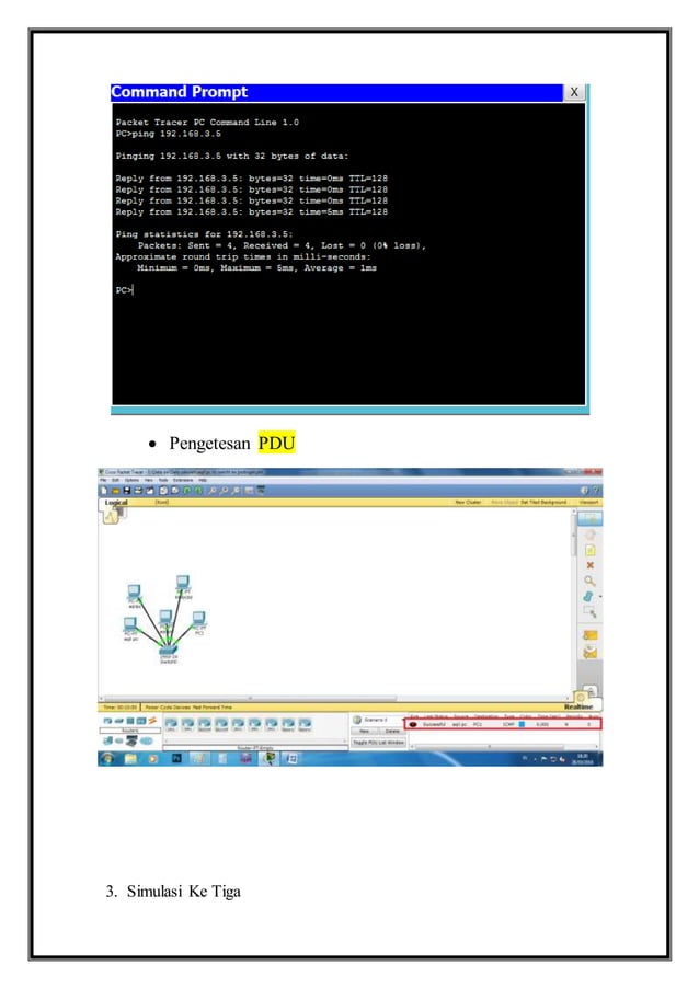 Membuat Simulasi Jaringan Dengan Cisco Packet Tracer | PDF
