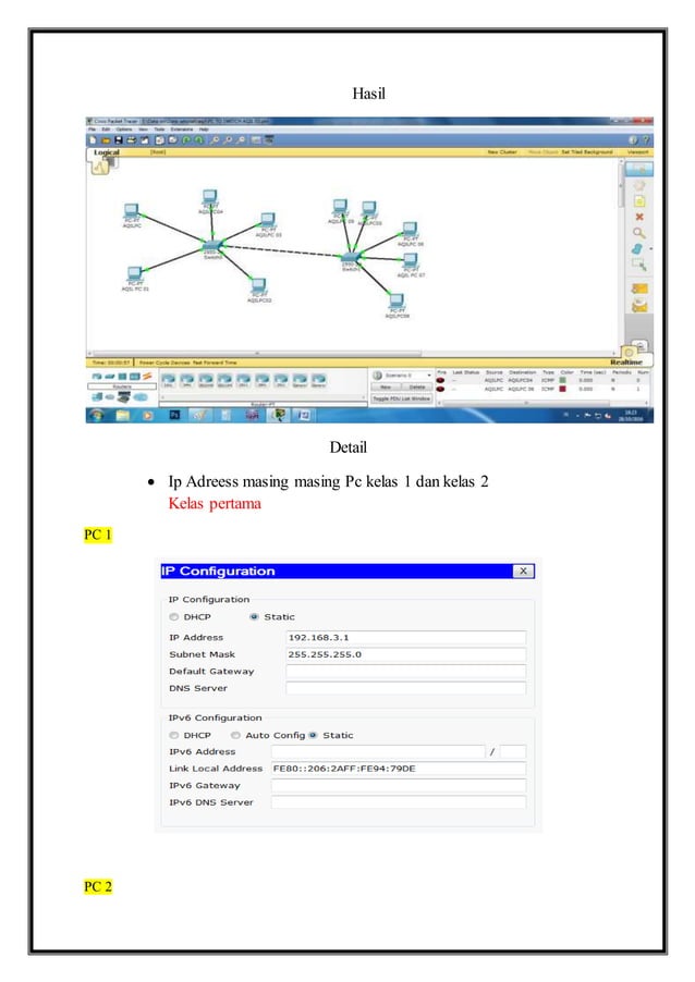 Membuat Simulasi Jaringan Dengan Cisco Packet Tracer | PDF