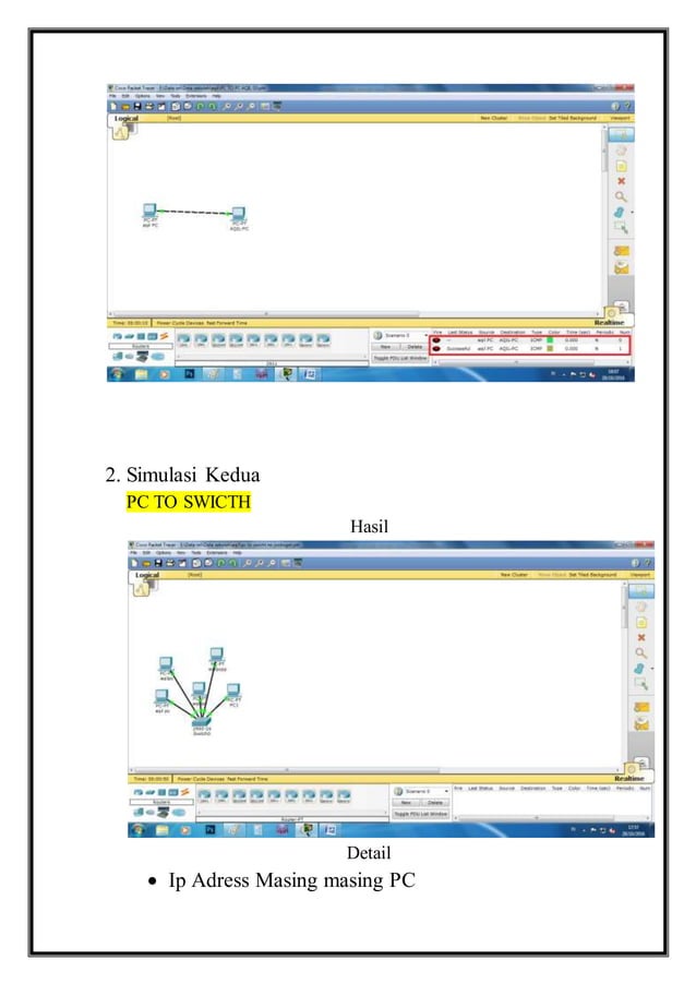 Membuat Simulasi Jaringan Dengan Cisco Packet Tracer | PDF