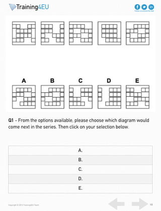 Abstract Reasoning Sample Tests EU EPSO | PDF