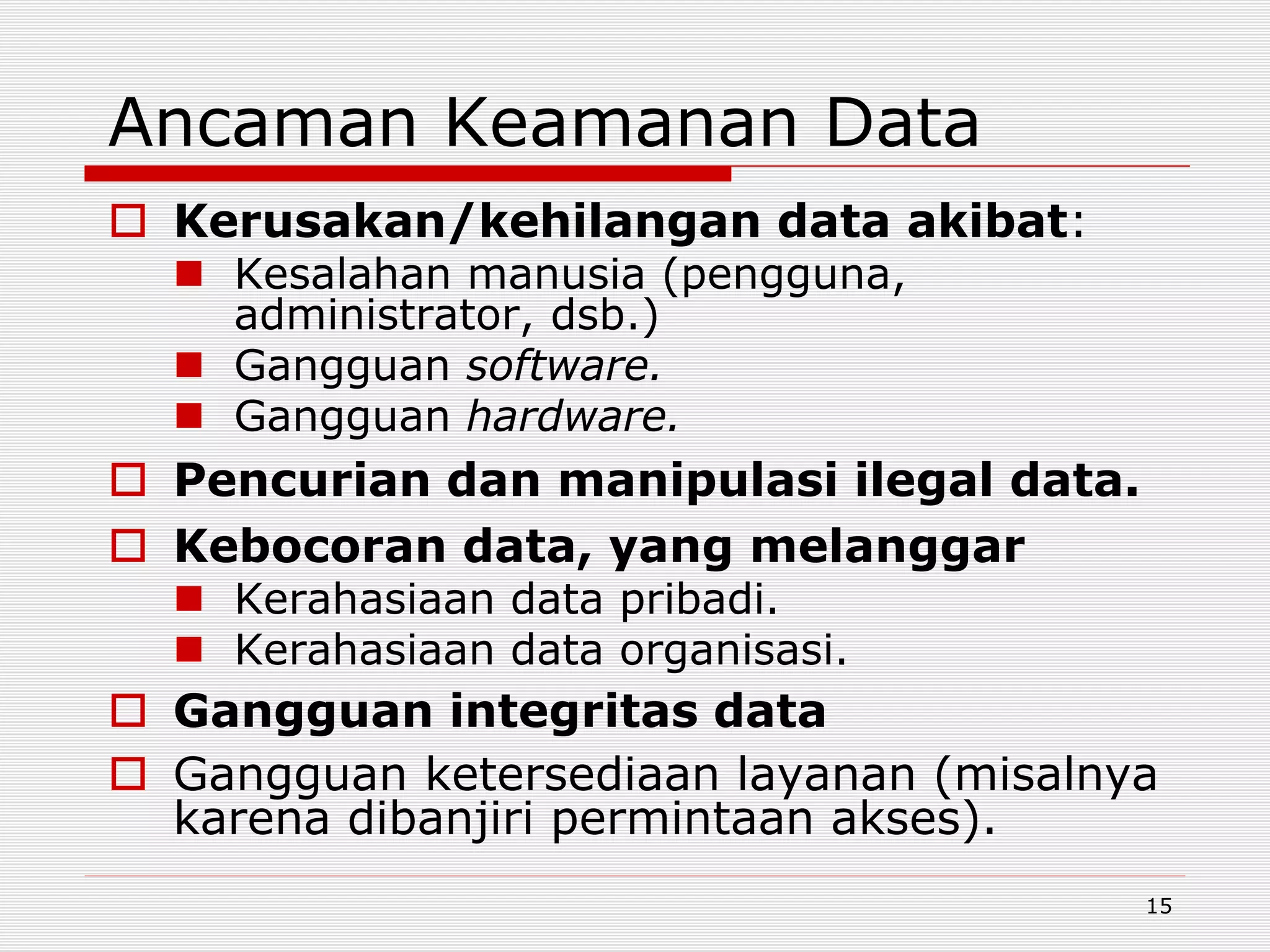Administrasi Database | PPT