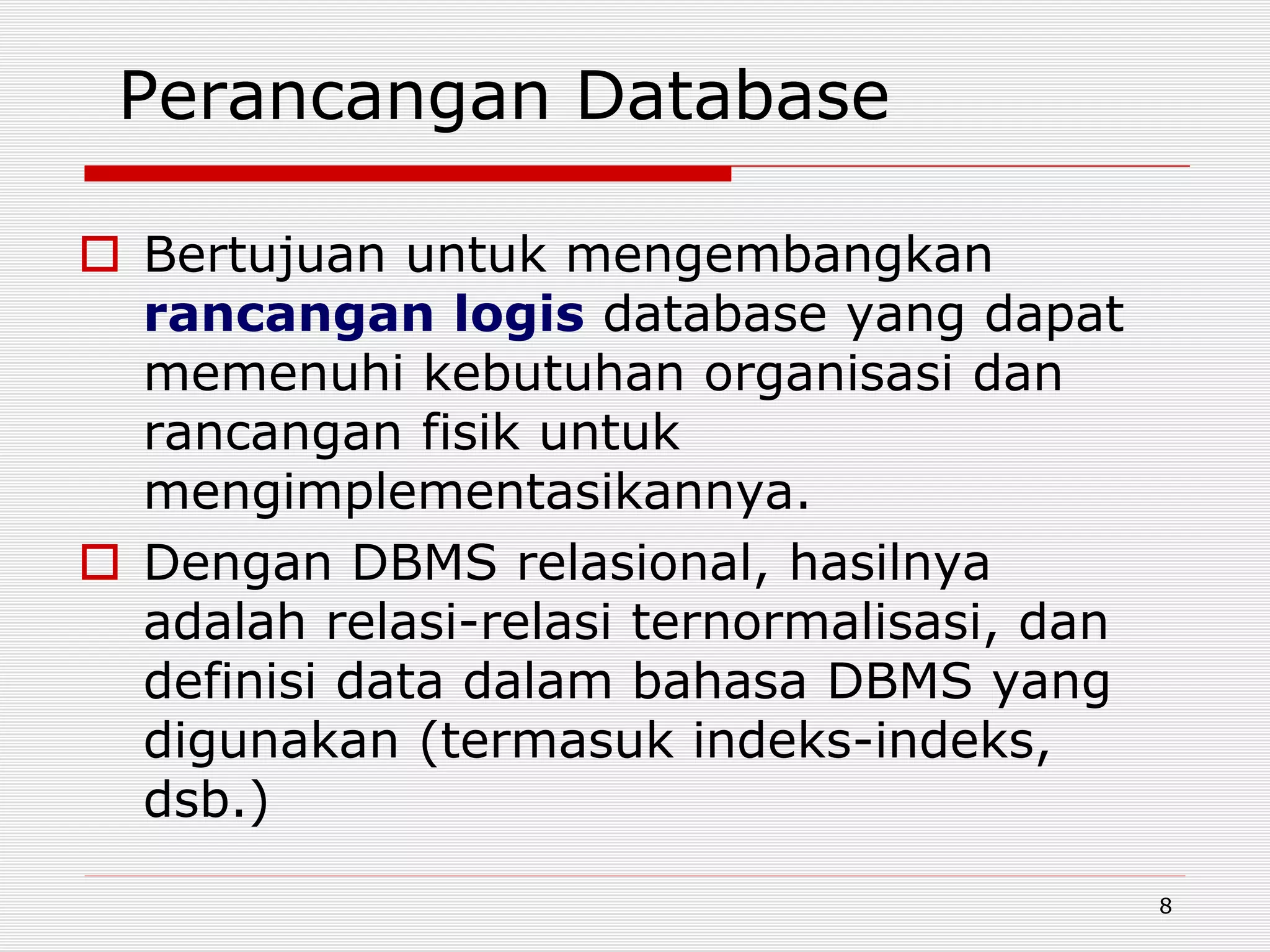 Administrasi Database | PPT