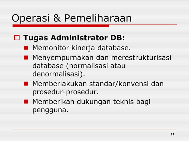 Administrasi Database | PPT