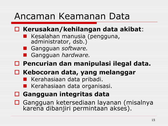Administrasi Database | PPT