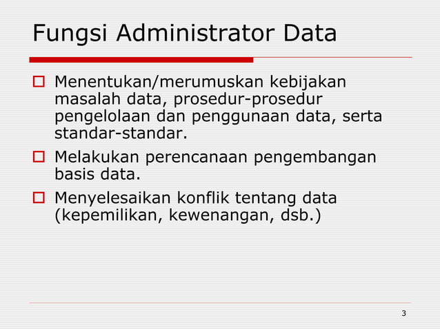 Administrasi Database | PPT