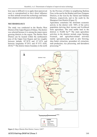 Determinants of Adoption of Improved Maize Technology among Smallholder Maize Farmers in the ...