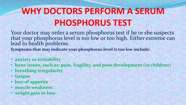 phosphorus estimation | PPTX