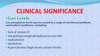 phosphorus estimation | PPTX