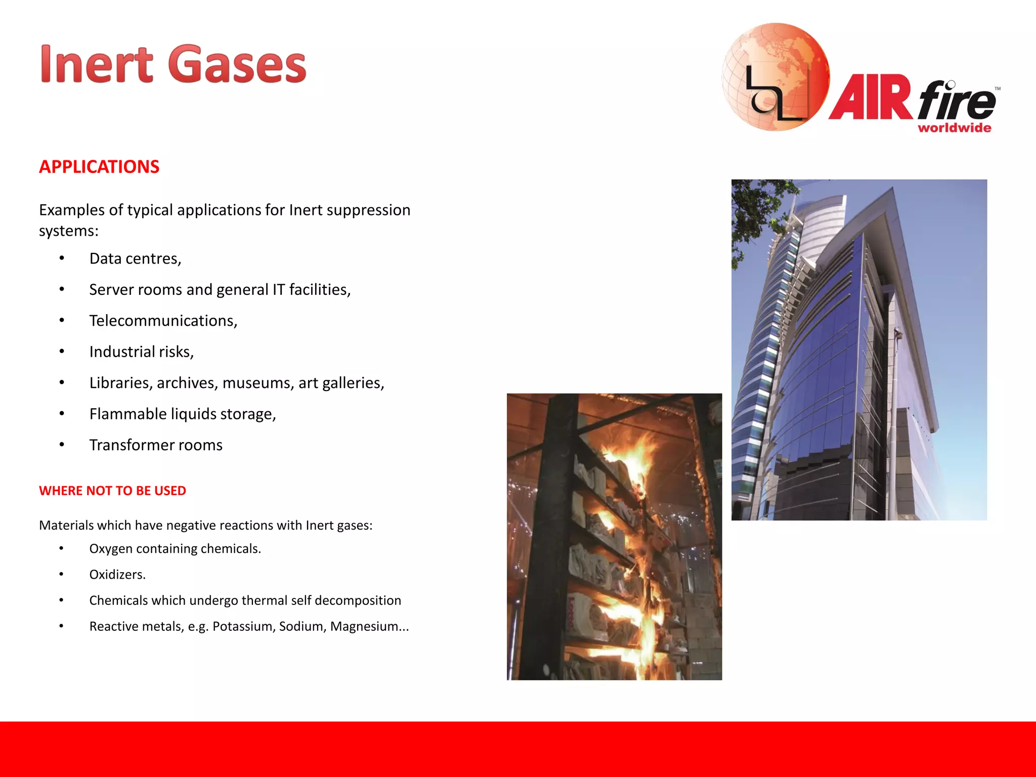 AIRFIRE WORLDWIDE Inert Fire Suppression Systems | PDF