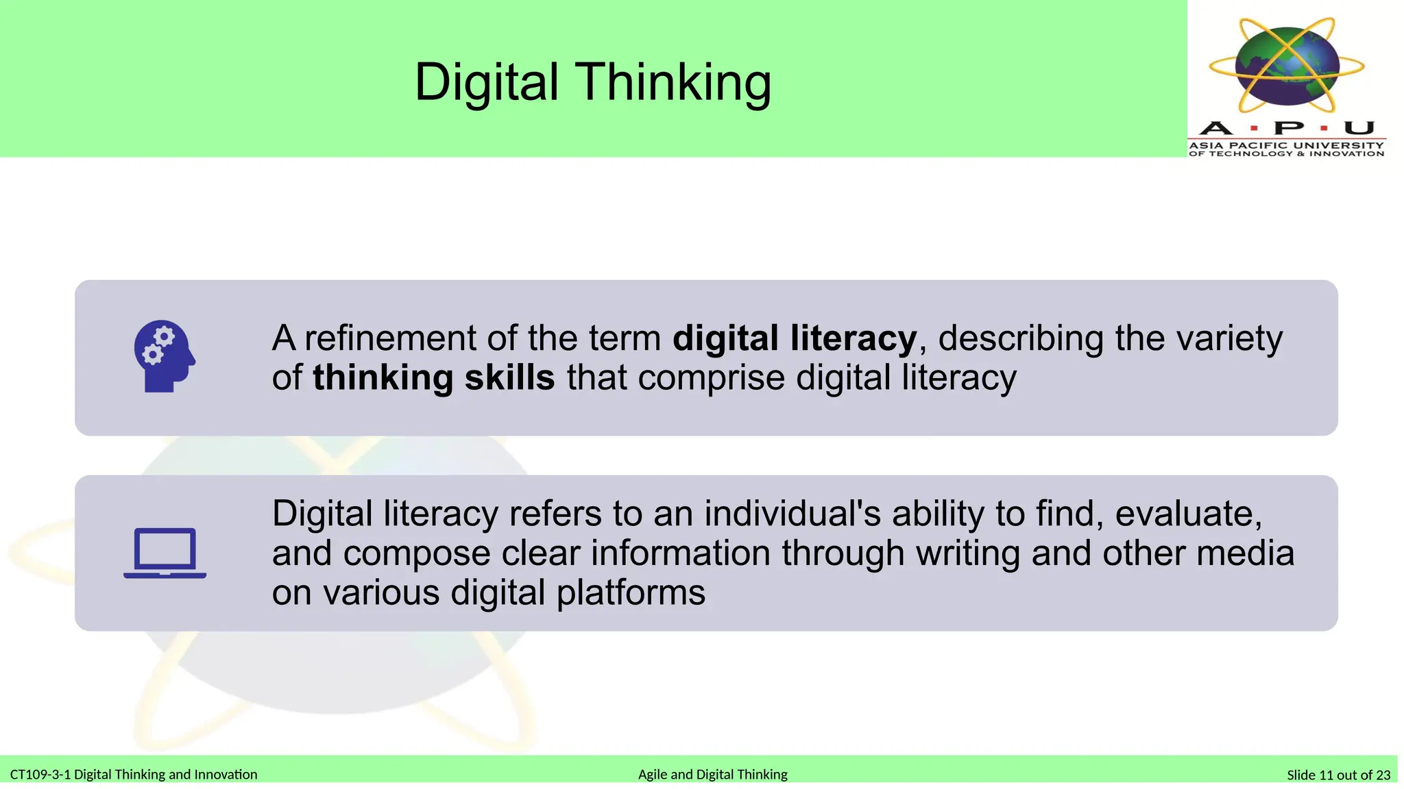 Digital thinking and innovation 03 Agile and Digital Thinking.pptx