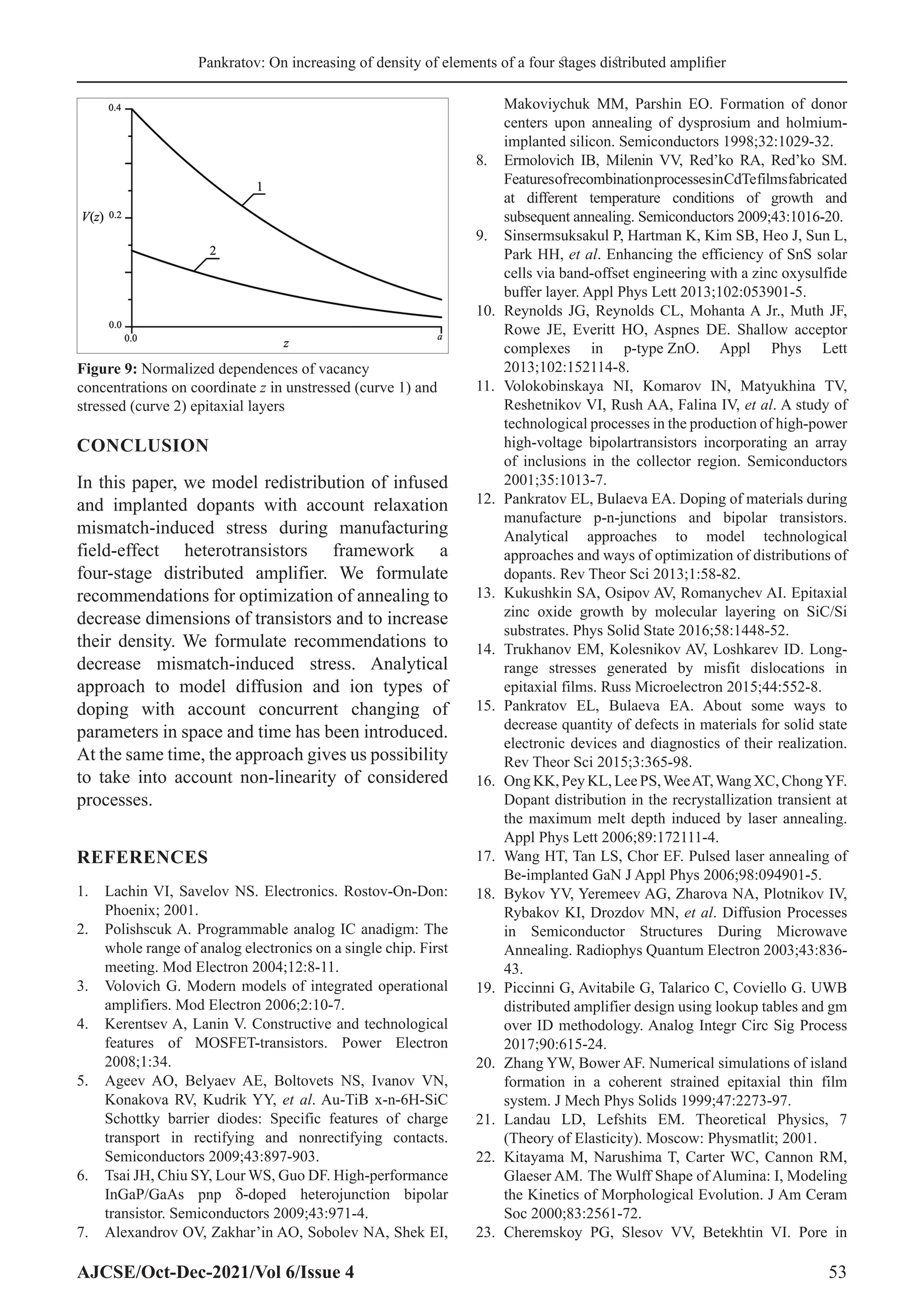 On increasing of the Density of Elements of Field-effect Heterotransistors Framework a Four ...