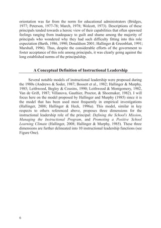 School Leadership By Phillip Hallinger | PDF