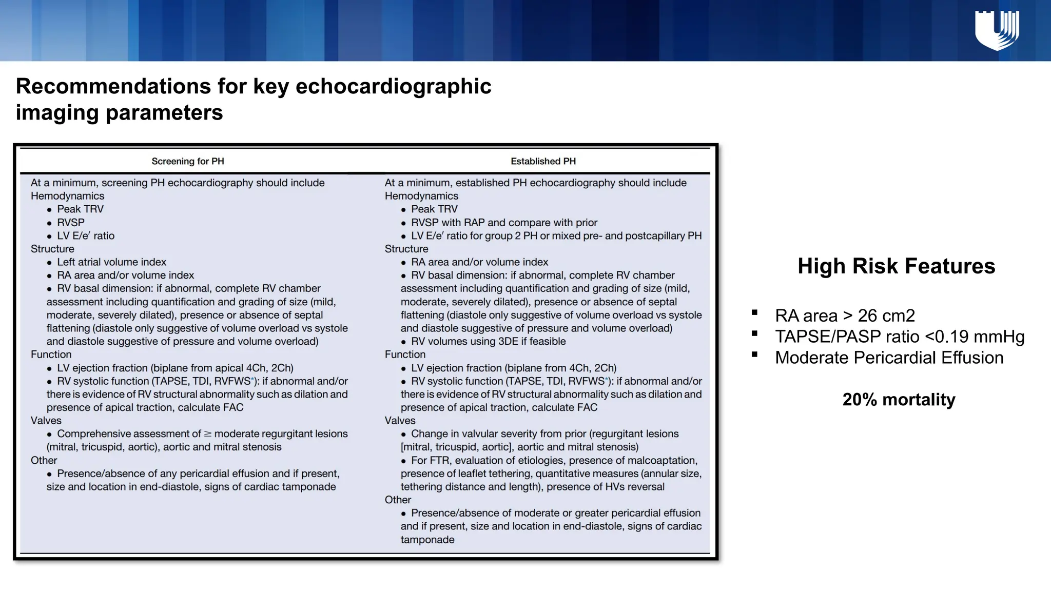 2025 ASE Right Heart and PH Guidelines (Cardiac Imaging Symposium) | PPTX