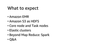 Amazon Elastic Map Reduce: the concepts | PPT