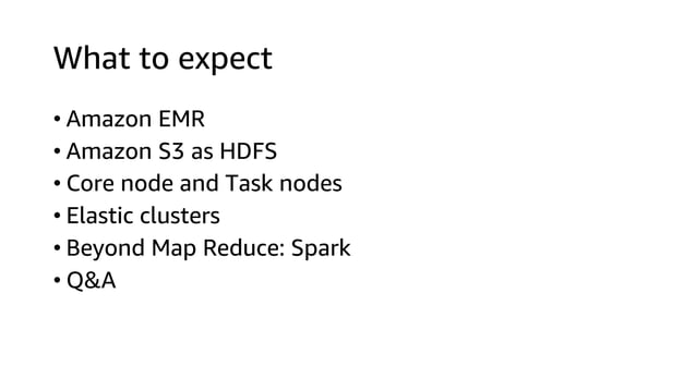 Amazon Elastic Map Reduce: the concepts | PPT