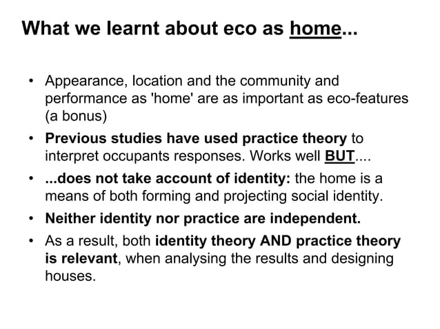 Inside the UK's EcoHome - a Pecha Kucha story | PDF | Houses | Real Estate