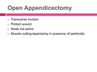 Appendicitis and management in children.ppt | Digestive Disorders ...
