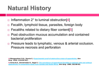 Appendicitis and management in children.ppt