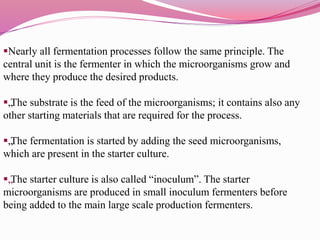 Microbes in biological control,Fermentation and enzyme technology | PPTX