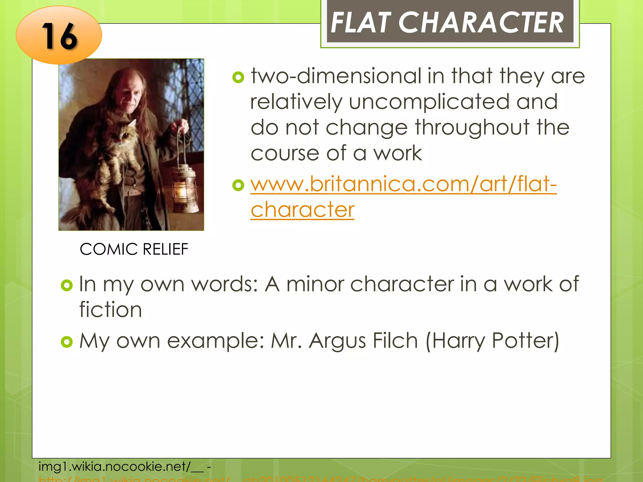Types of Characters in Literature | PPTX