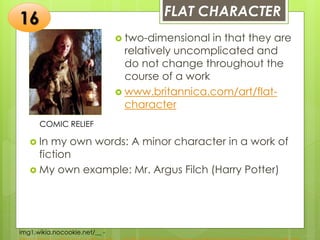 Types of Characters in Literature | PPTX