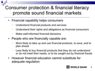 Building Financial Capability to Strengthen Consumer Protection | PPT