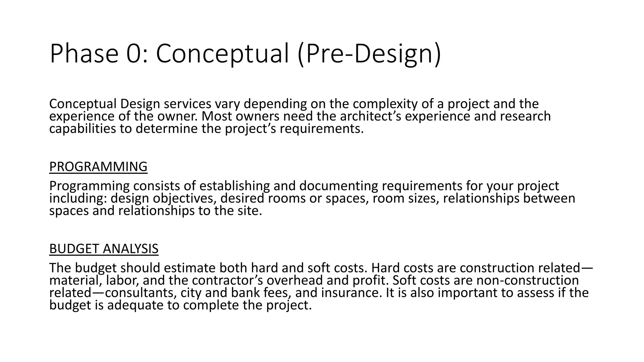 03 Architectural Job Phases | PPT