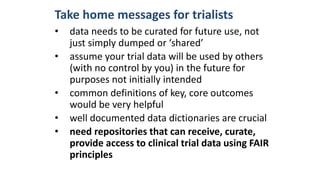 Clinical trials data sharing | PPTX